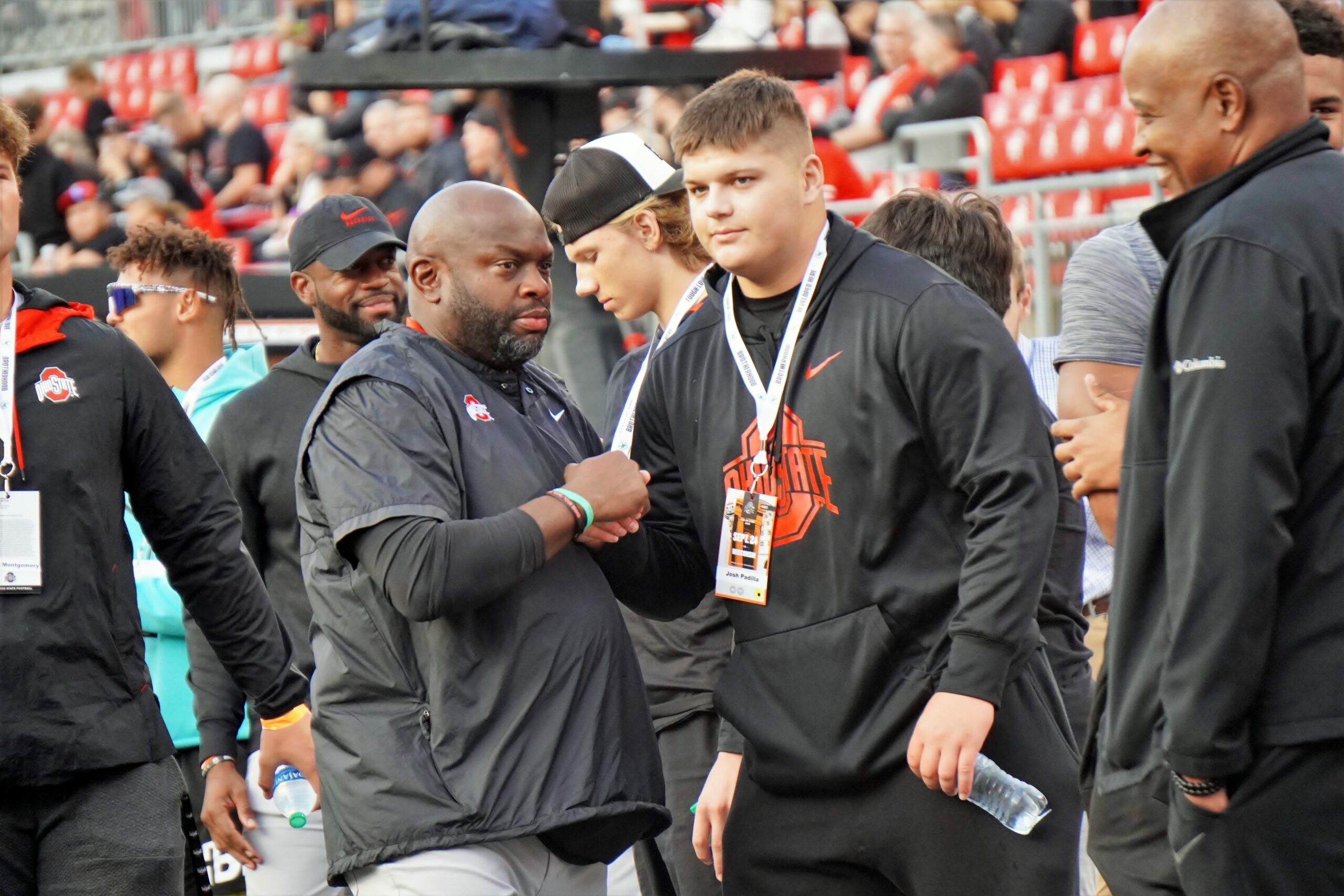 Ohio State freshman offensive lineman Josh Padilla…
