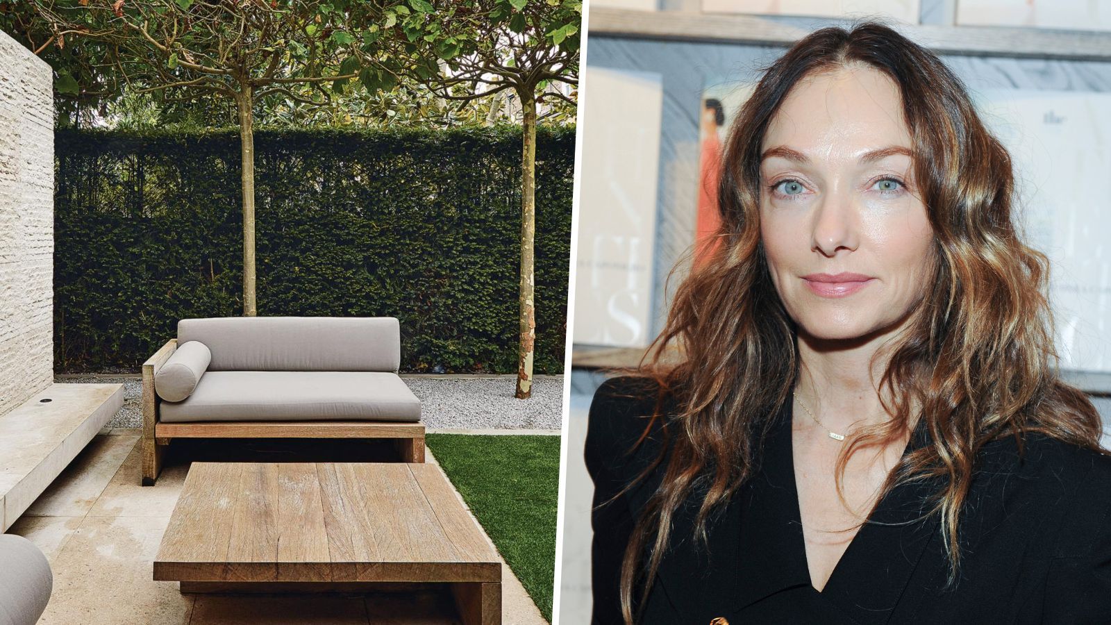 This NYC rooftop terrace designed by Kelly Wearstler…