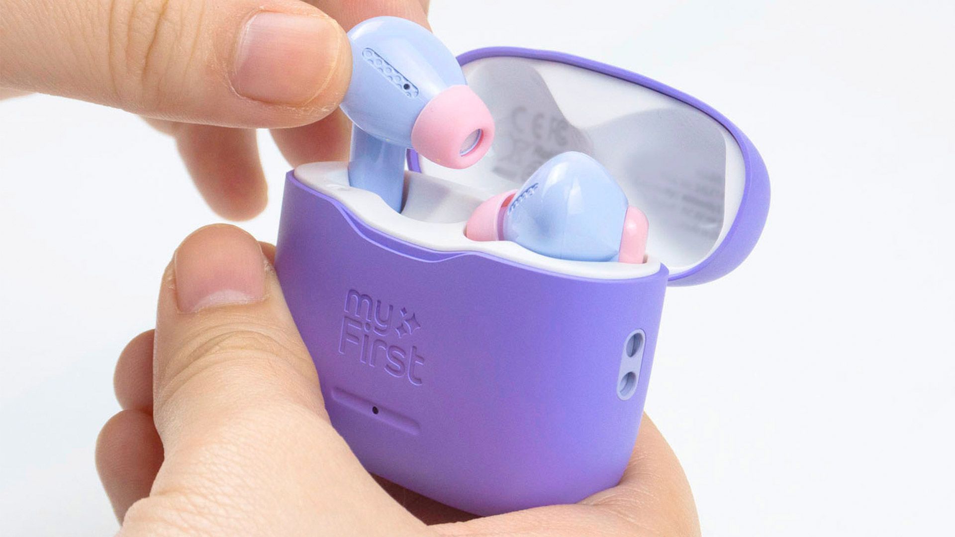 These earbuds for kids look like colorful AirPods and…