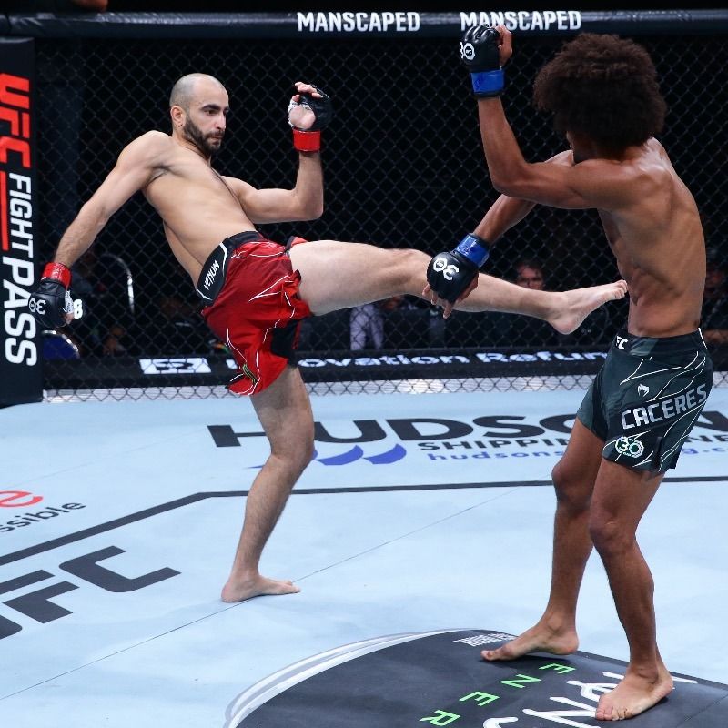 Alex Caceres shares X-ray of broken forearm from UFC…