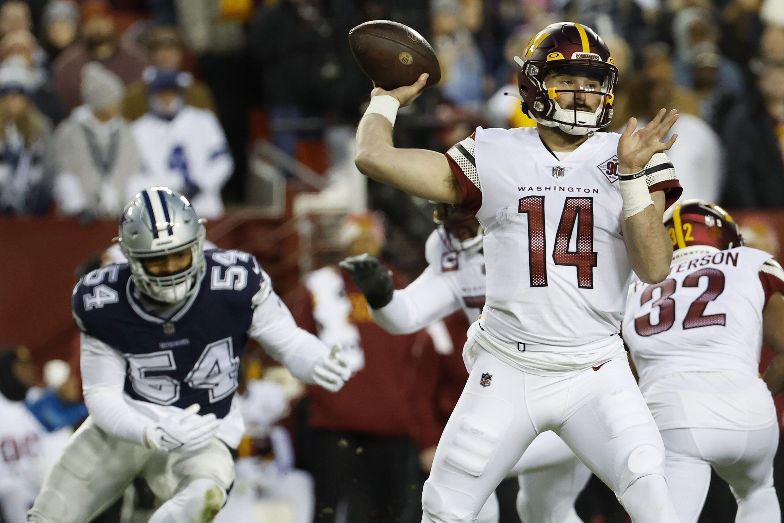 Commanders Sam Howell surprised Ron Rivera