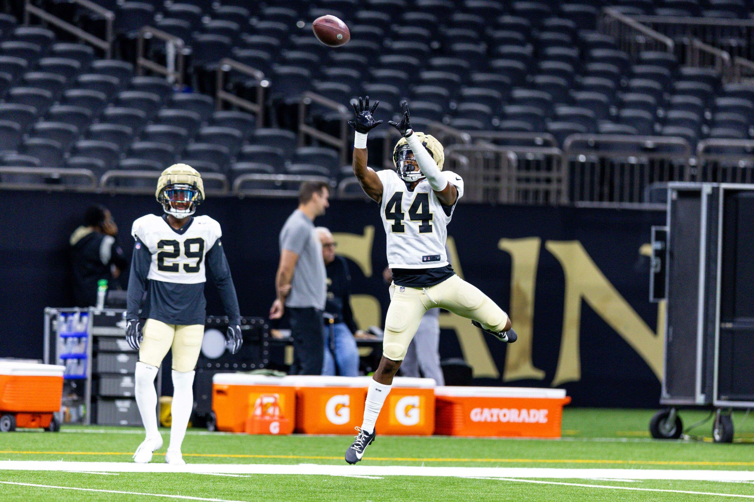 Saints waiving rookie cornerback Adrian Frye, who…