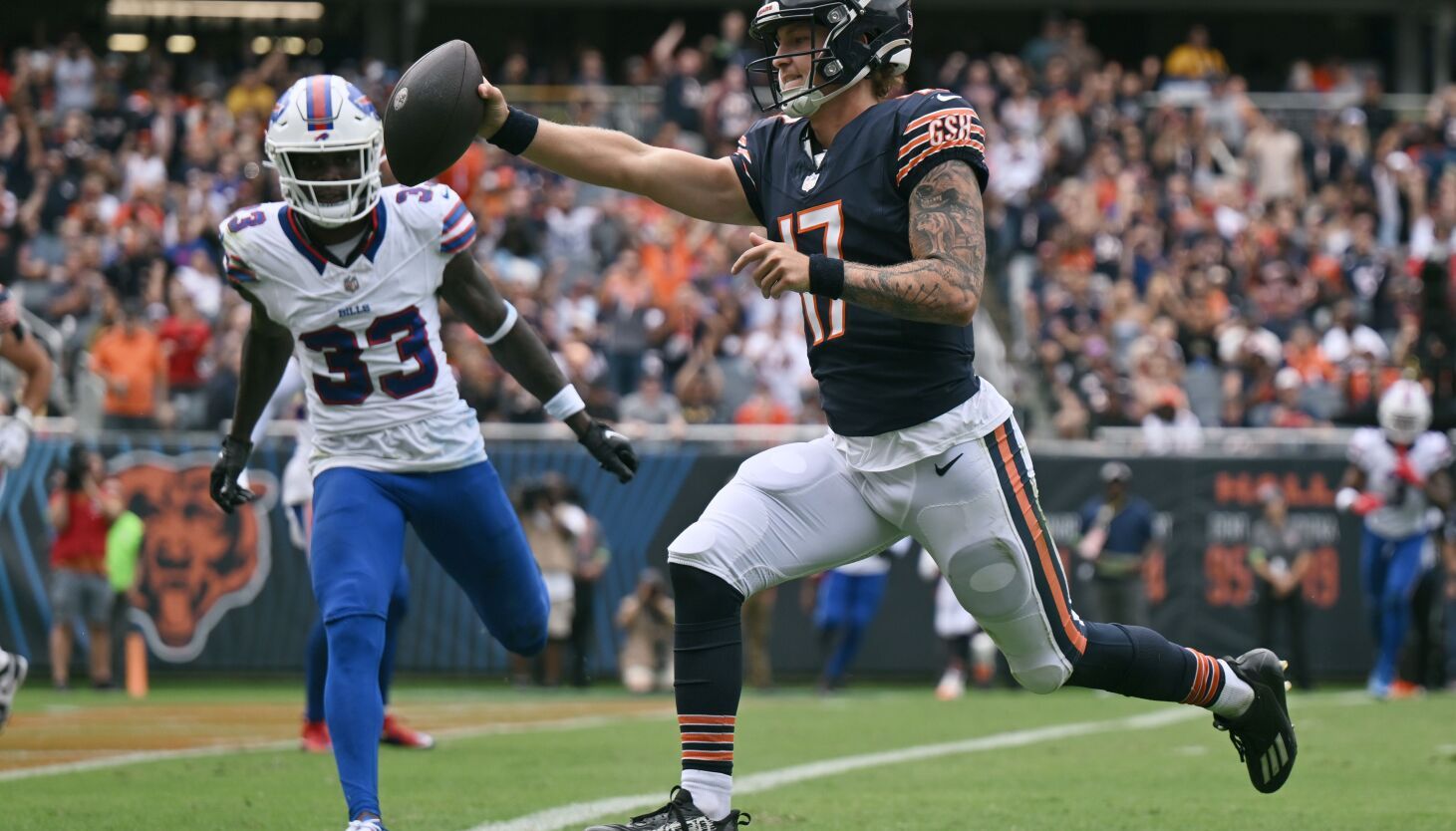 Tyson Bagent not locked in as Bears back-up QB