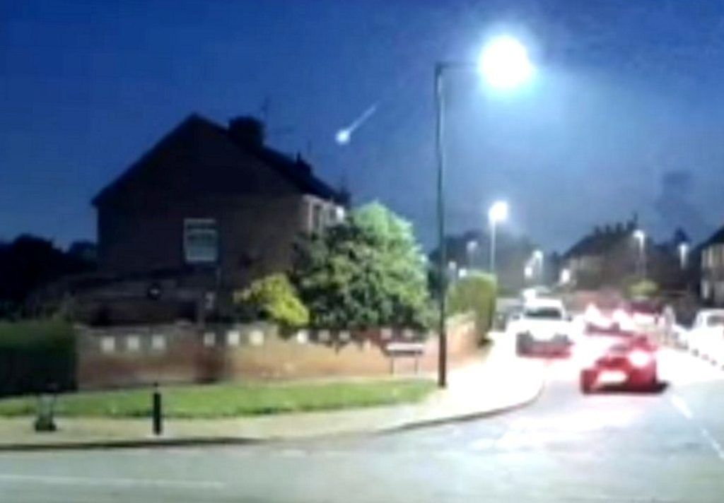 SEE IT: Incredible Moment Giant Meteor Flies Through…