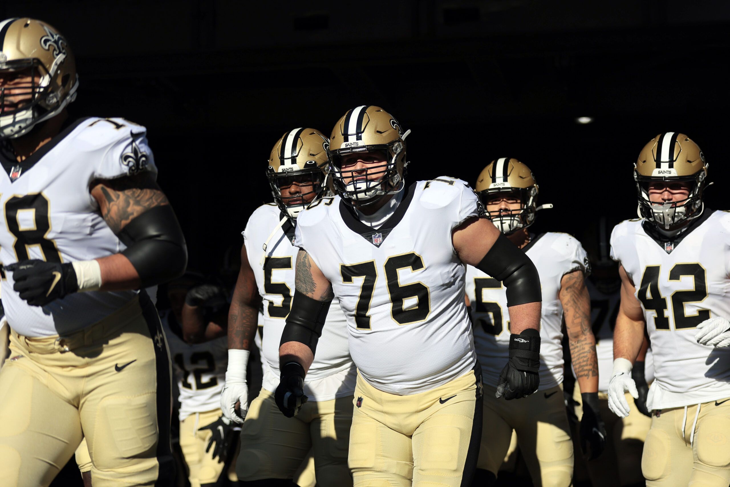Photos of new Panthers G Calvin Throckmorton