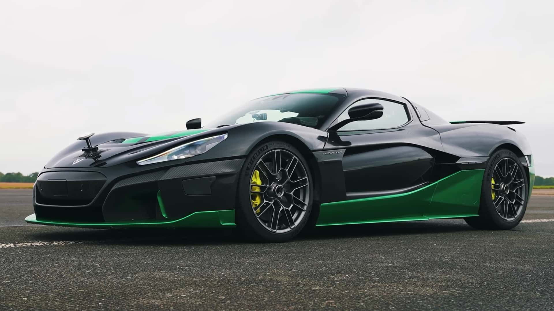 Watch Rimac Nevera Drag Race 1,800-HP Tuned…