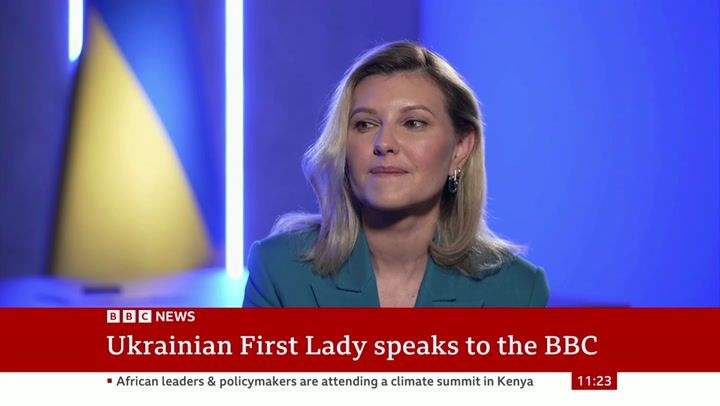 Olena Zelenska: Ukraine’s first lady tells of…