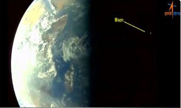 Aditya-L1 takes a selfie, images of Earth and Moon