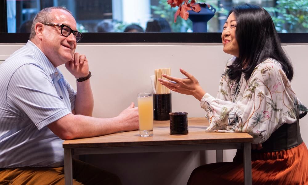 Dining across the divide: ‘He was much more keen on…