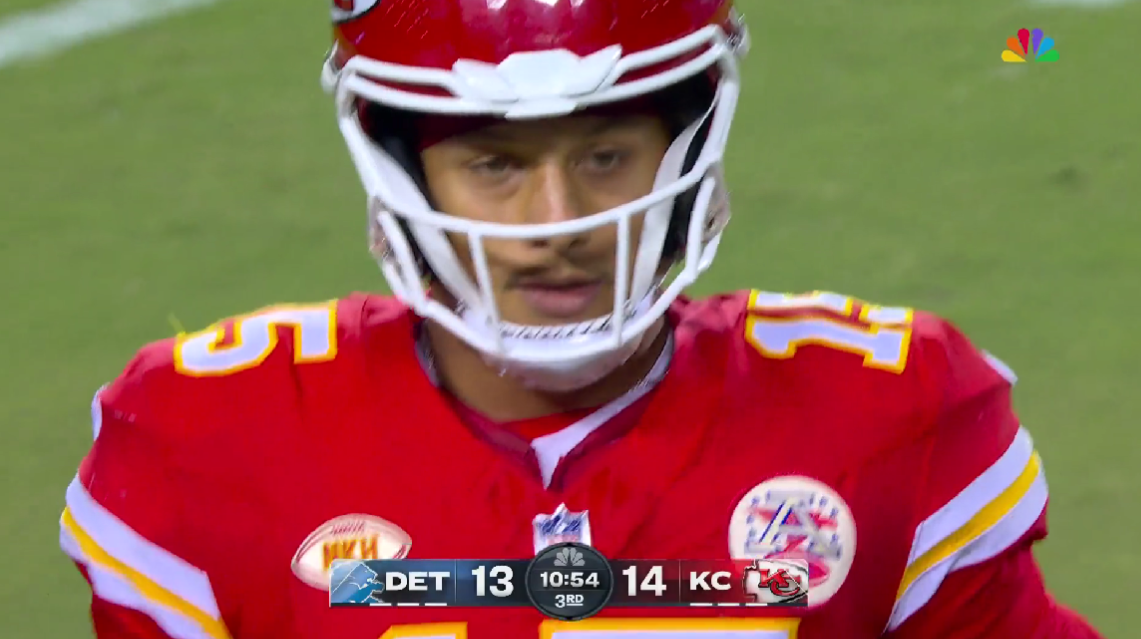 Patrick Mahomes had the most relatable reaction after…
