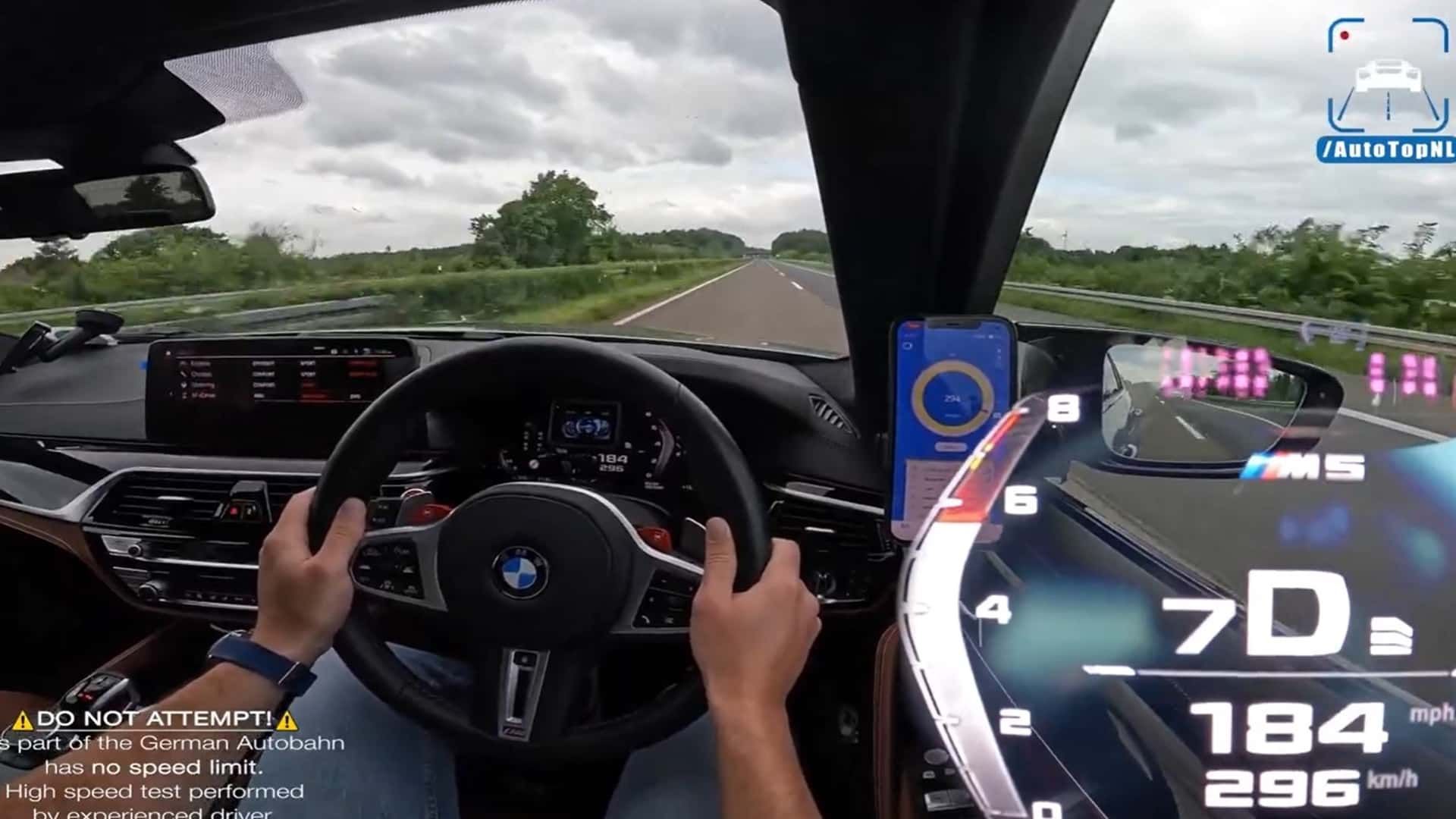 Watch BMW M5 Competition Race Down The Autobahn Like A…