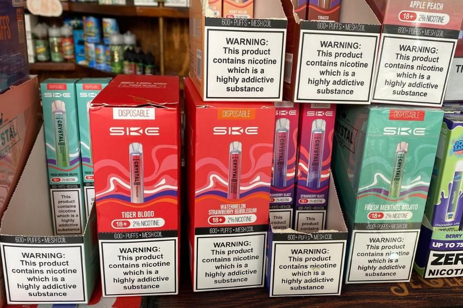 Five million disposable vapes thrown away every week,…