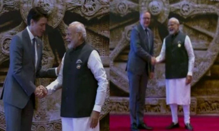 G20 Summit: PM Narendra Modi greets world leaders at…