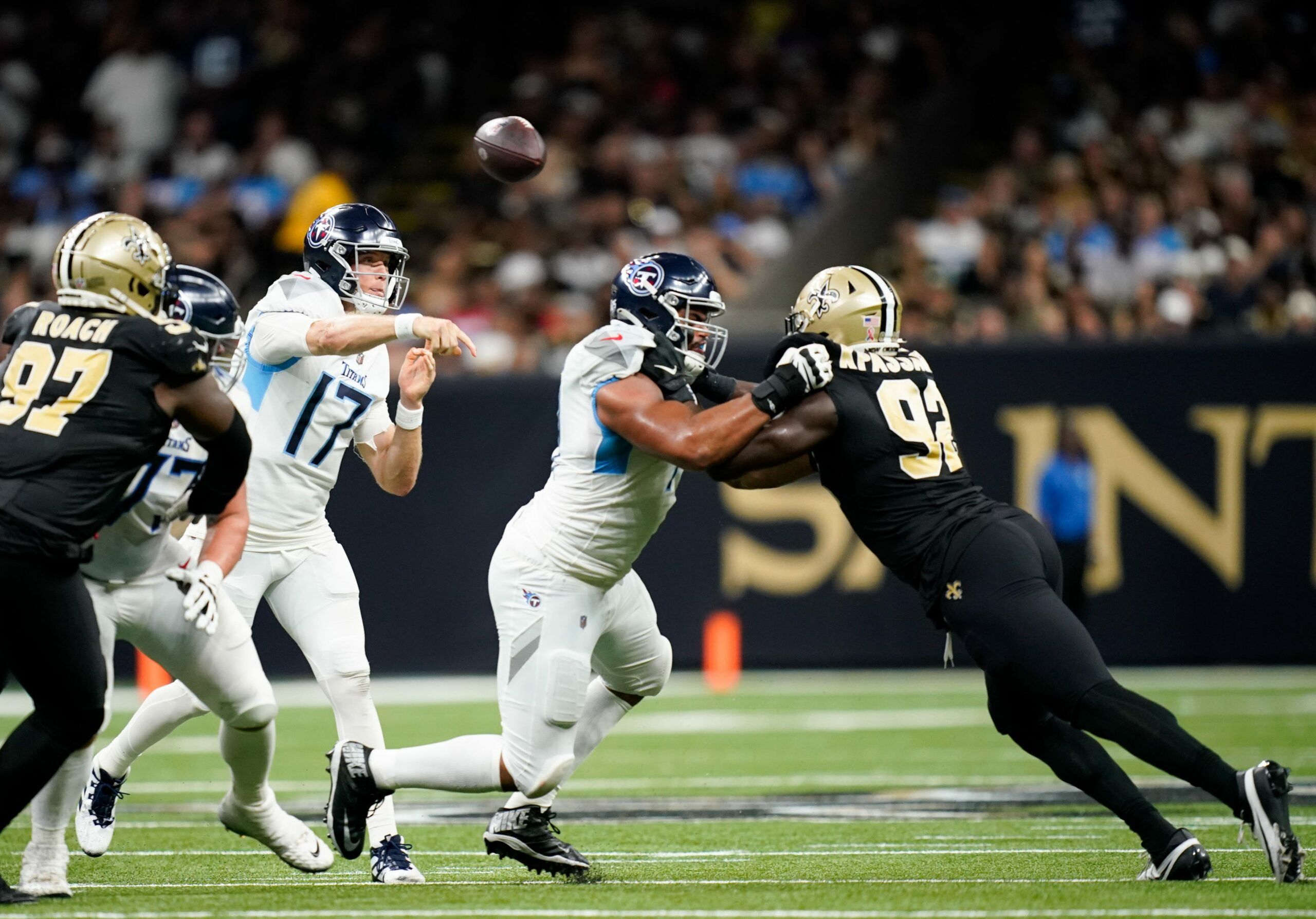 How Titans’ new-look offensive line fared in Week 1