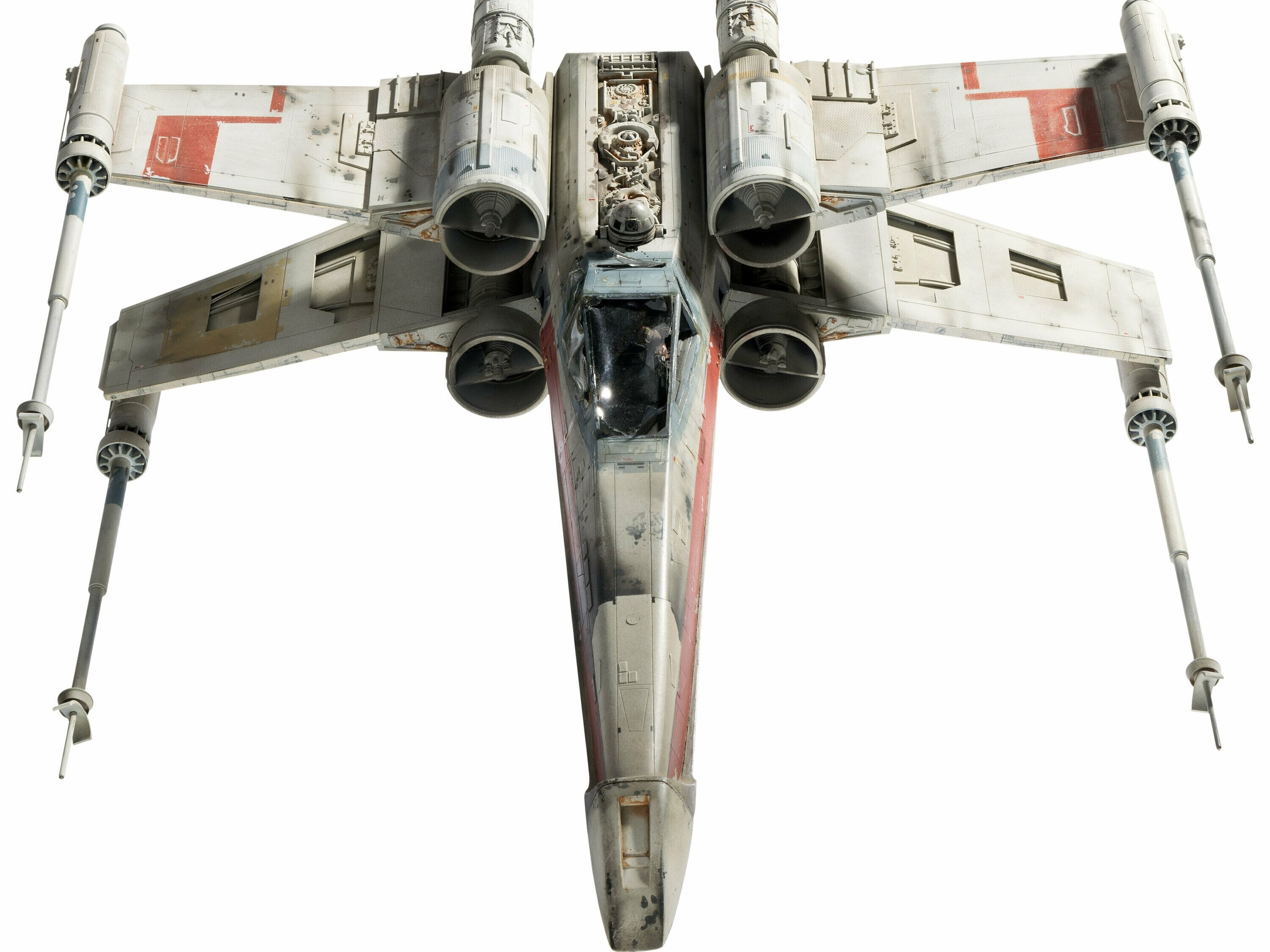 'Star Wars' Red Leader X-wing model heads a cargo…