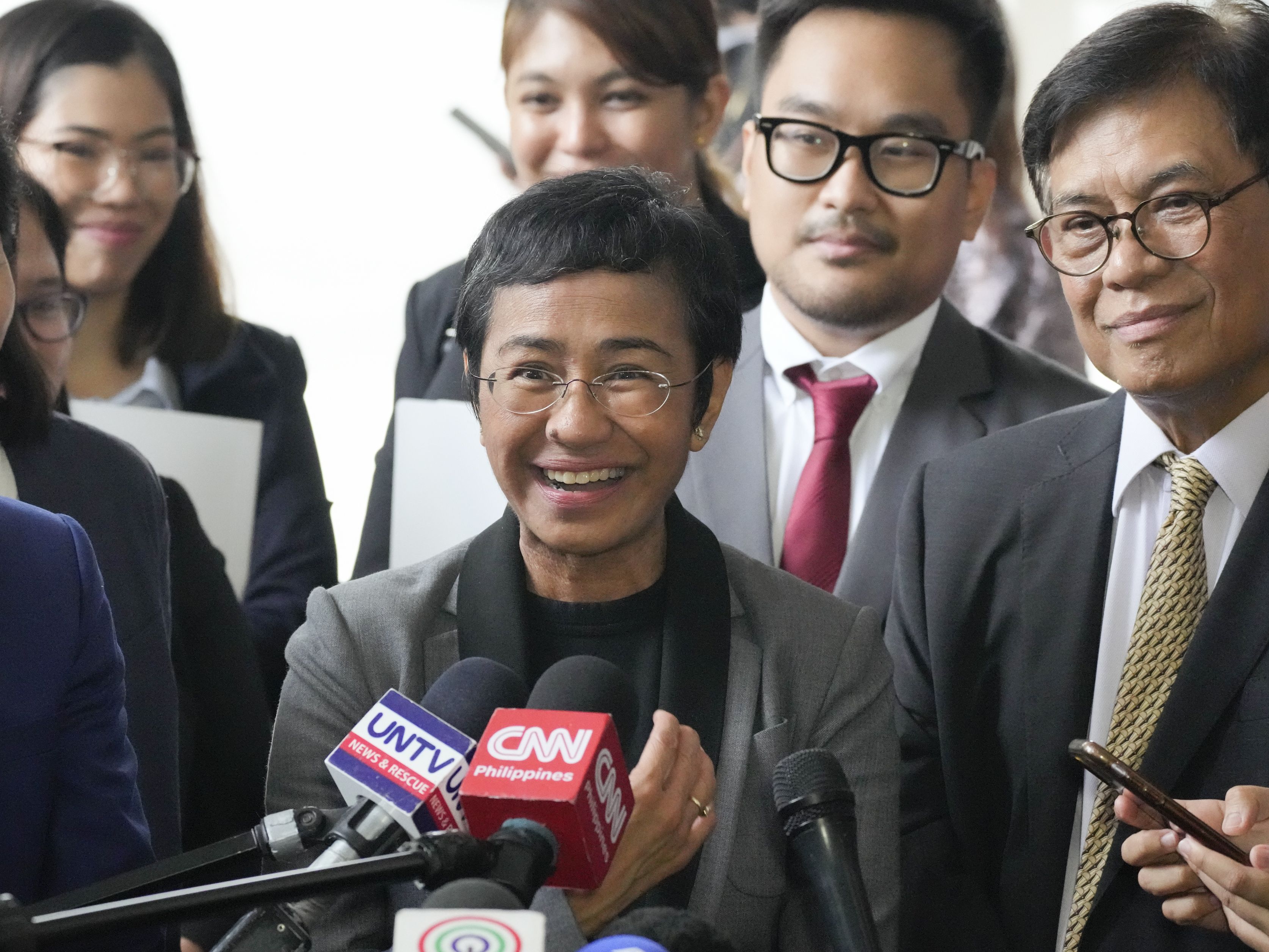 Nobel-winning Philippine journalist Maria Ressa is…