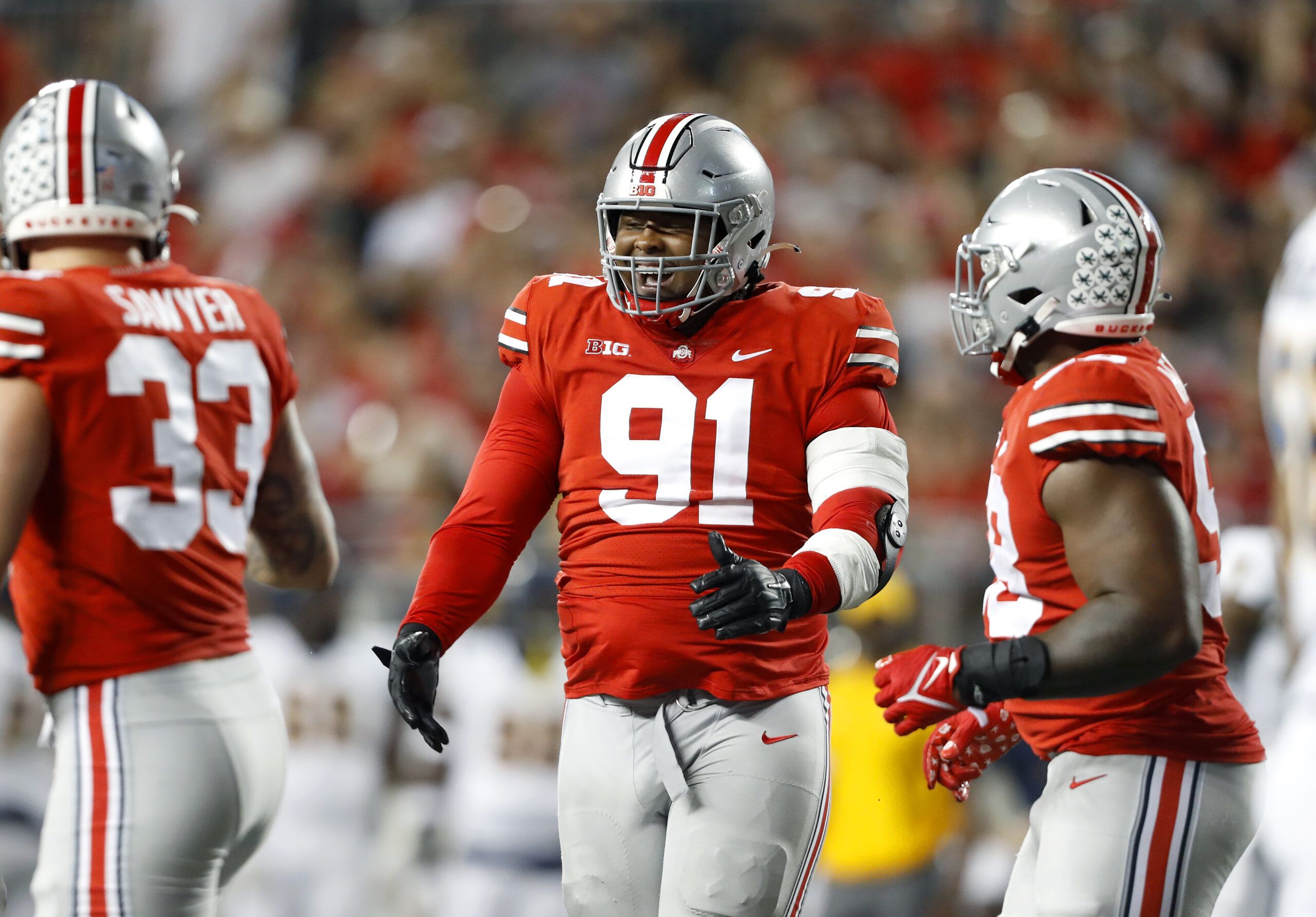 The Ohio State defense gets in on the scoring action:…