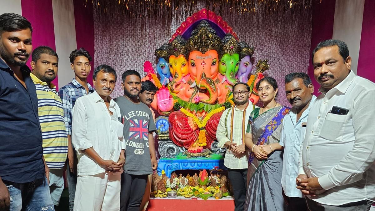 Over 100 Ganesh pandals set up in Vizianagaram of…