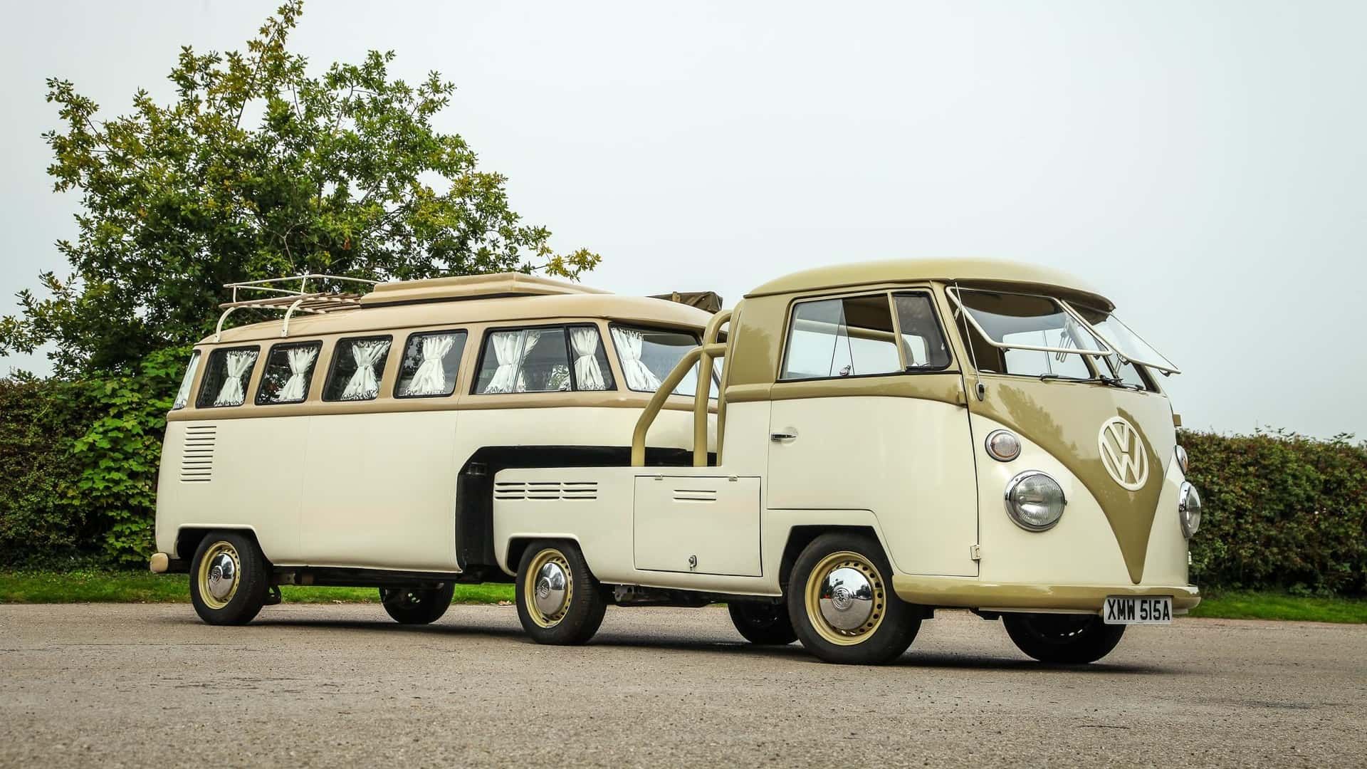 VW Bus With Audi S3 Engine And Matching Camper Has Us…