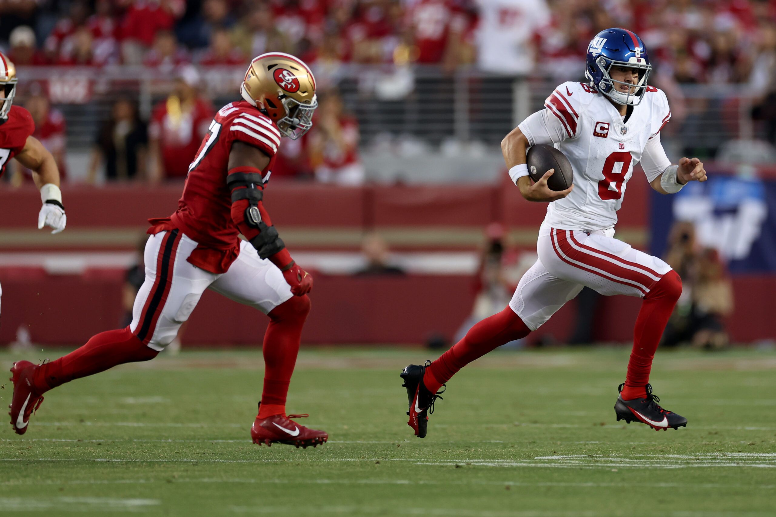 Why did Giants abandon the run, handcuff Daniel Jones…