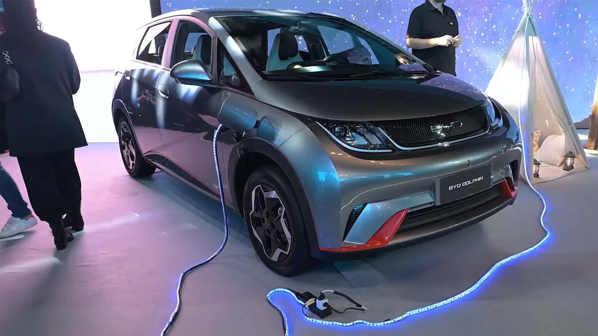 BYD Dolphin Chinese EV Debuts In North America, Starts…