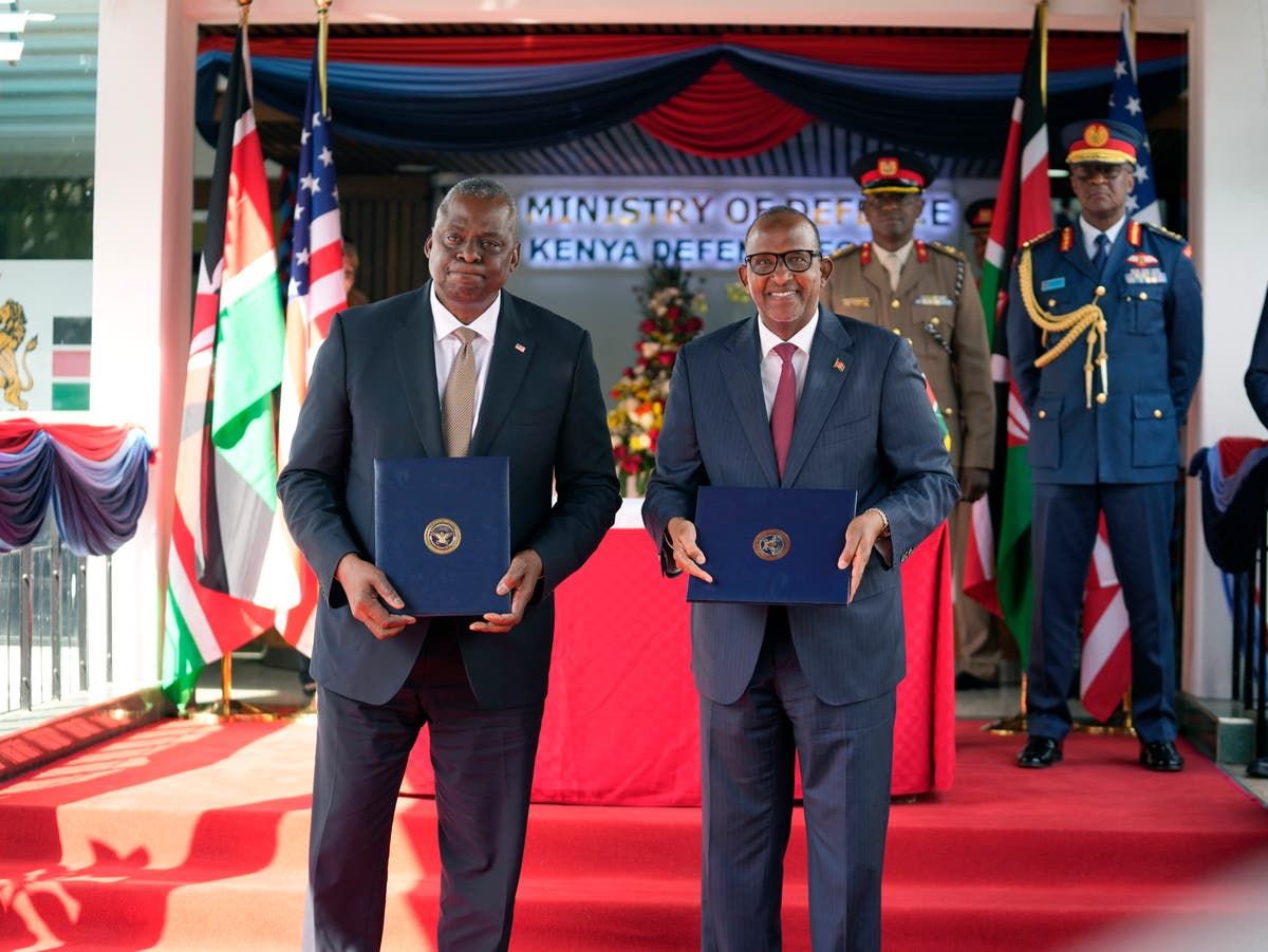 US and Kenya sign defense agreement ahead of planned…
