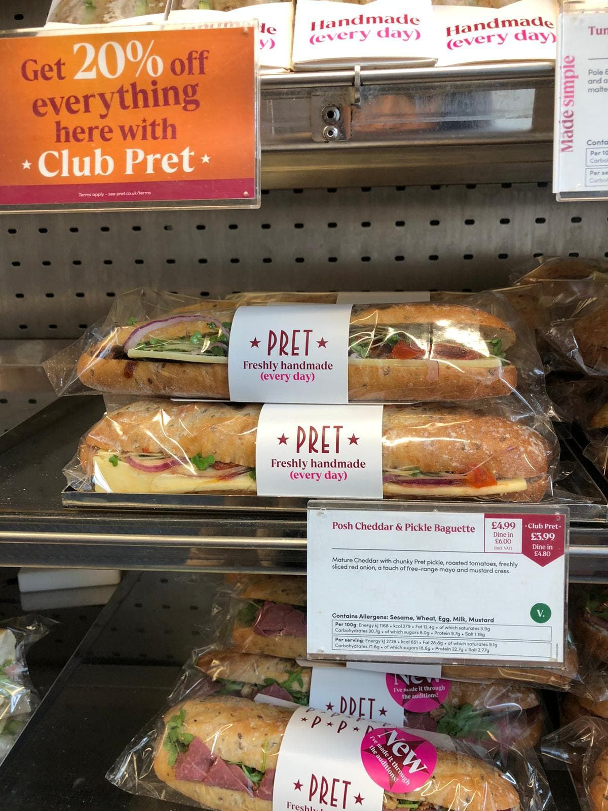 Most expensive cheese sandwiches on the high street…