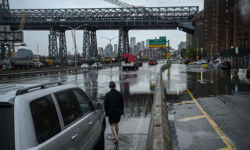 New York City reels after flash flooding chaos and…
