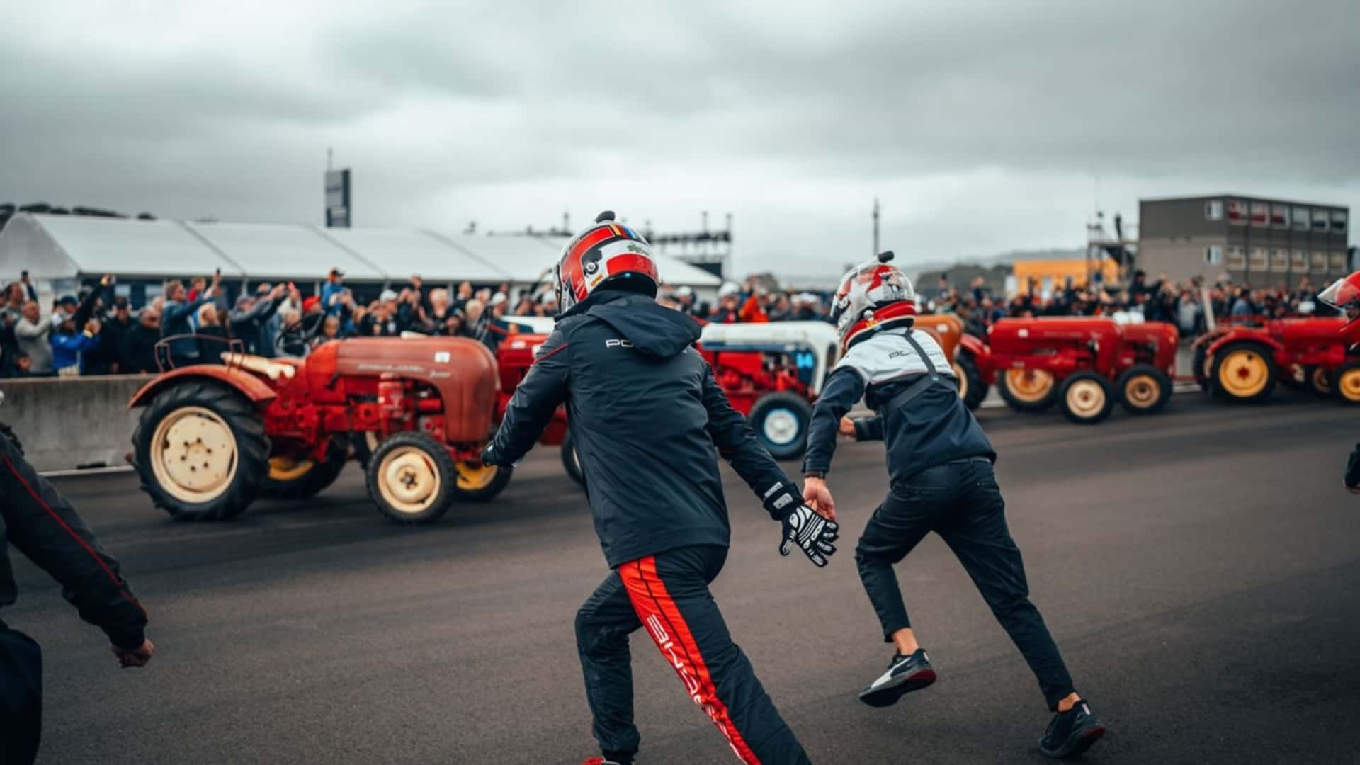 Porsche Tractor Race Embodies The Need For (Slow)…