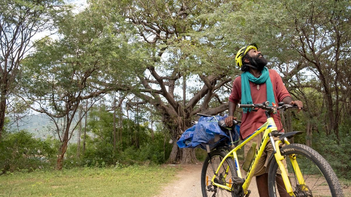 Meet the nomad on a bicycle journey across India to…