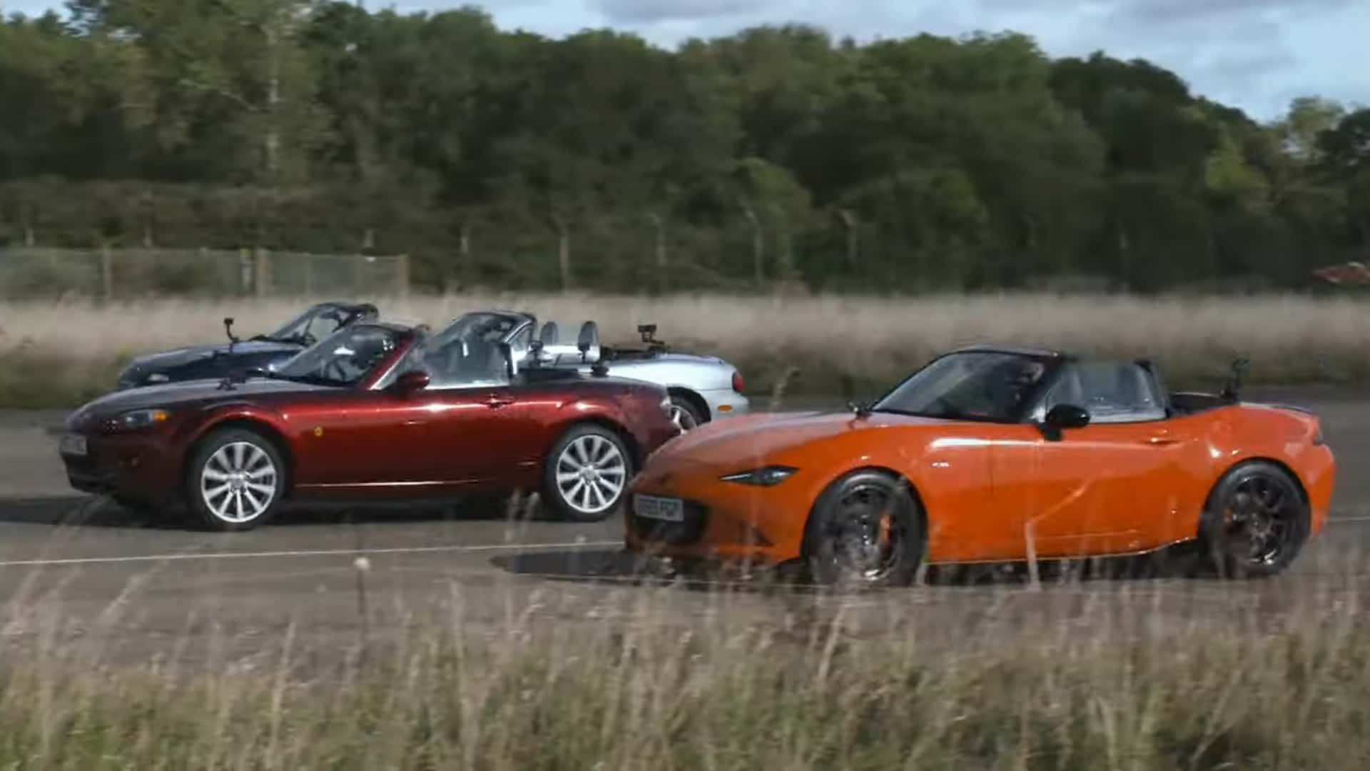 See Which Mazda MX-5 Miata Generation Is Quickest In…