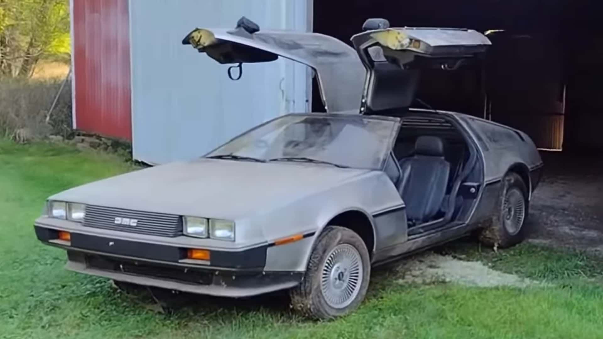 1981 DeLorean Barn Find With 977 Miles Is Rust-Free…