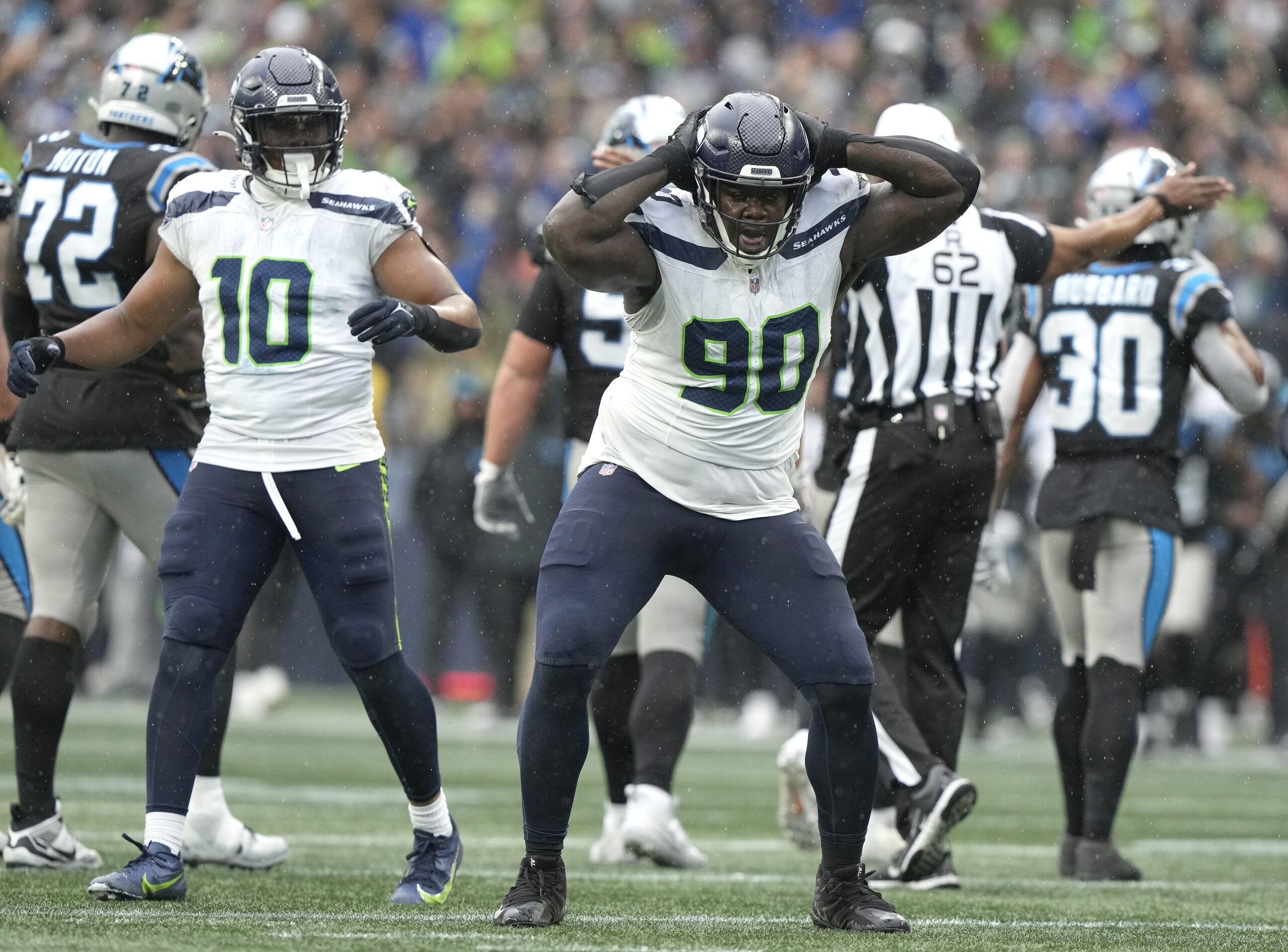 Seahawks NT Jarran Reed already has a career-high in…