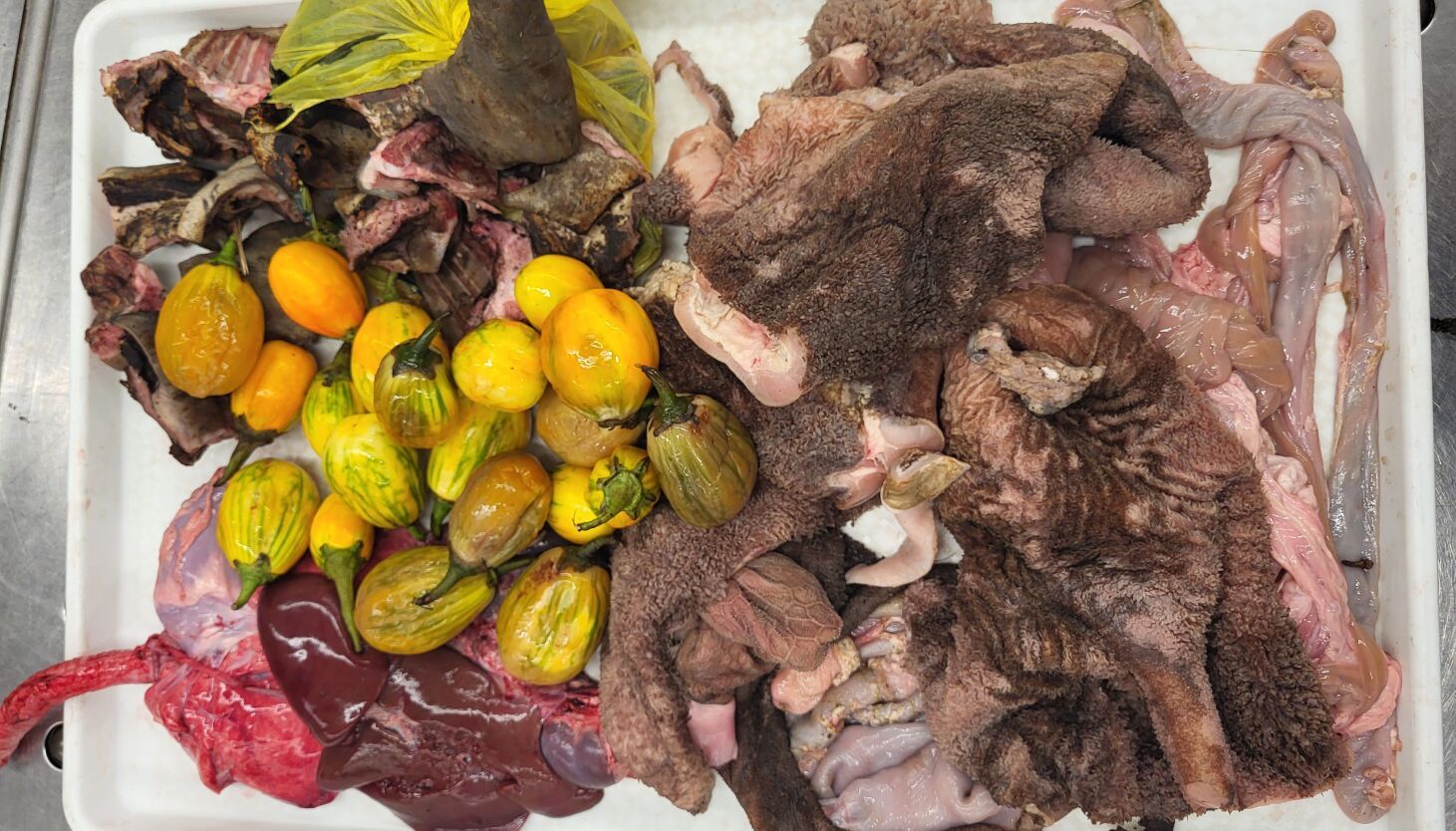 Raw goat entrails among items confiscated at O’Hare…