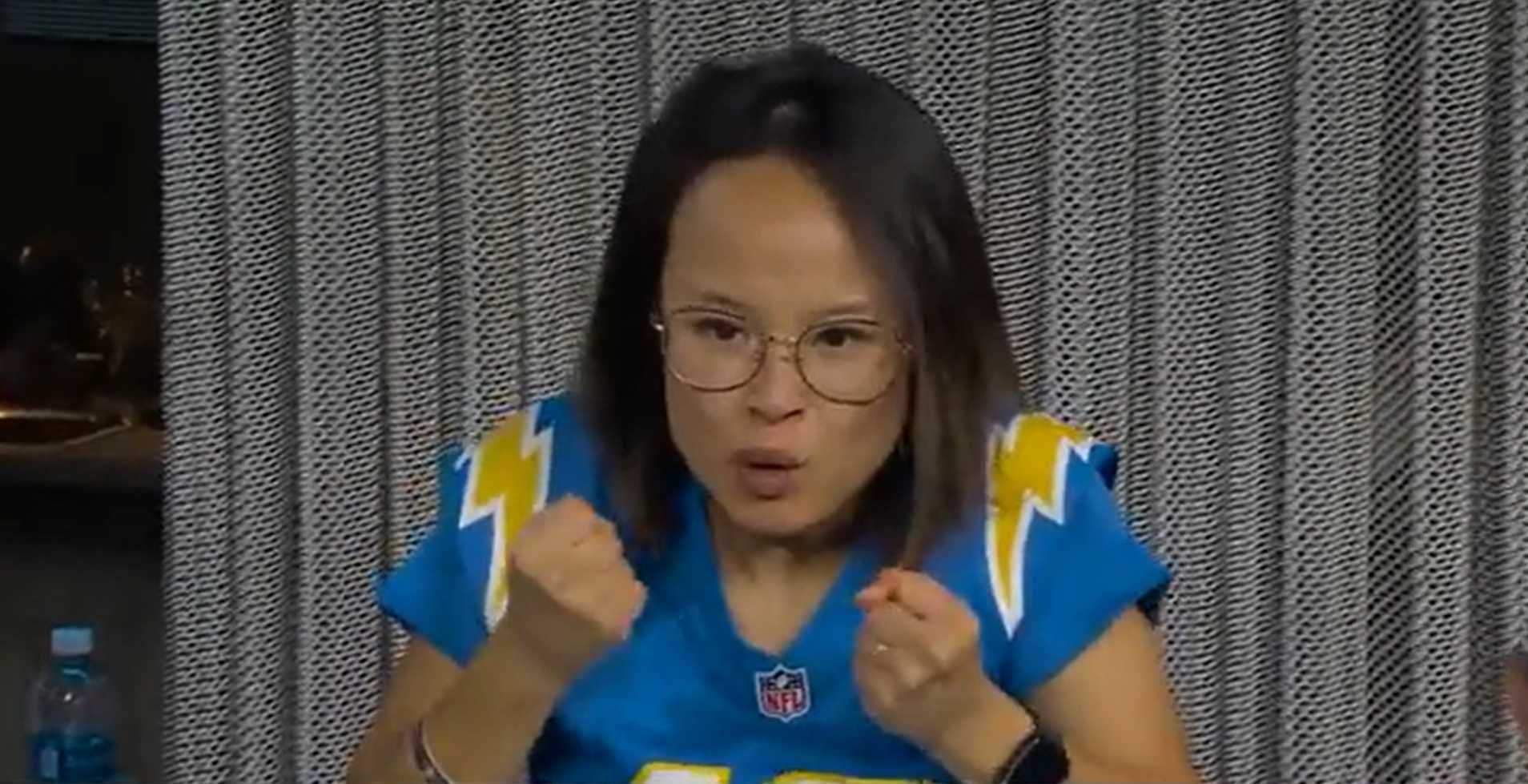 The Chargers superfan who owes no one anything handled…