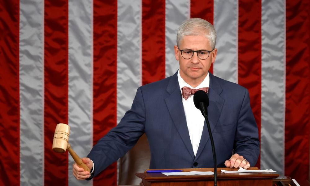 Who is temporary House speaker Patrick McHenry?