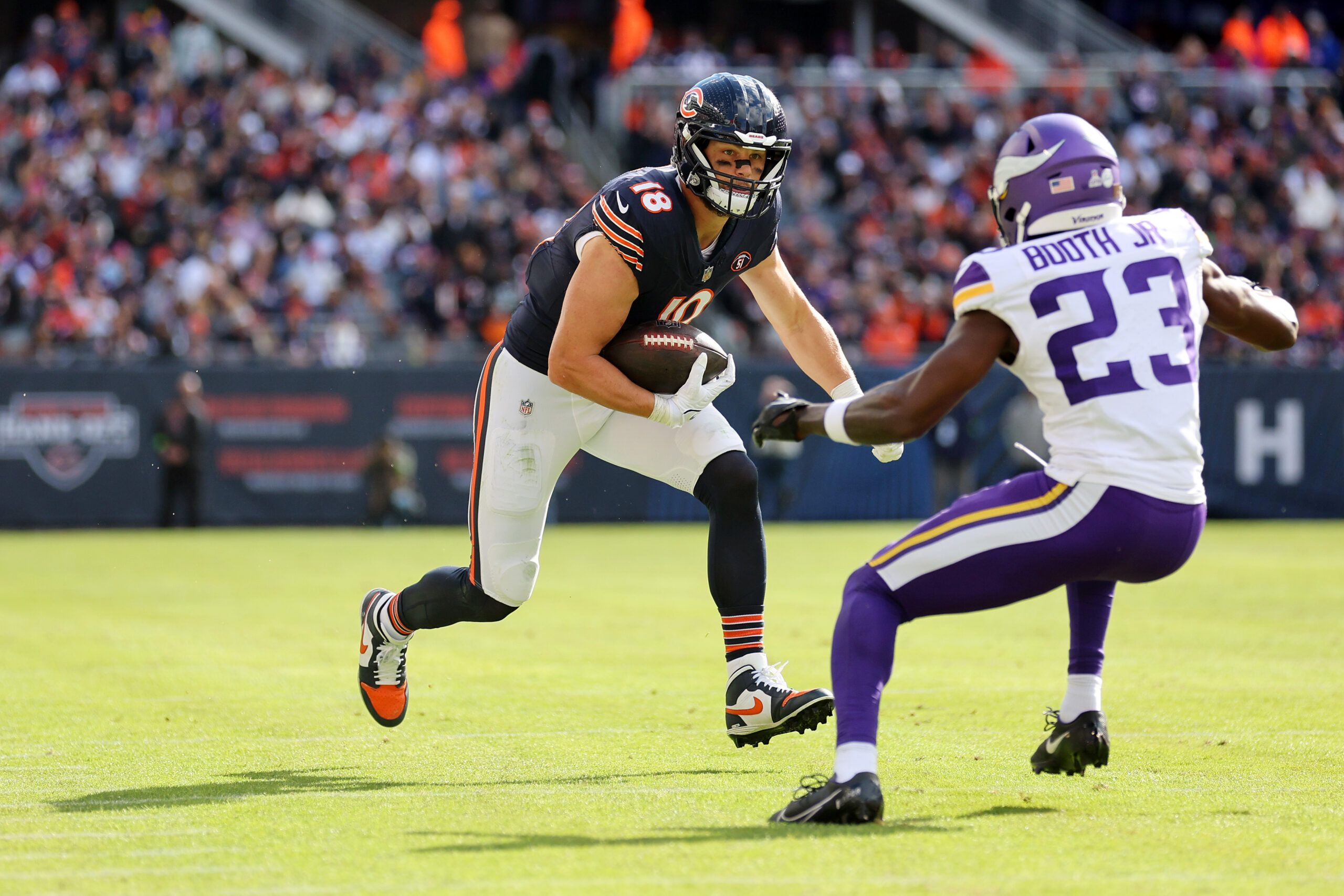 Andrew Booth Jr. earned opportunity vs. Bears