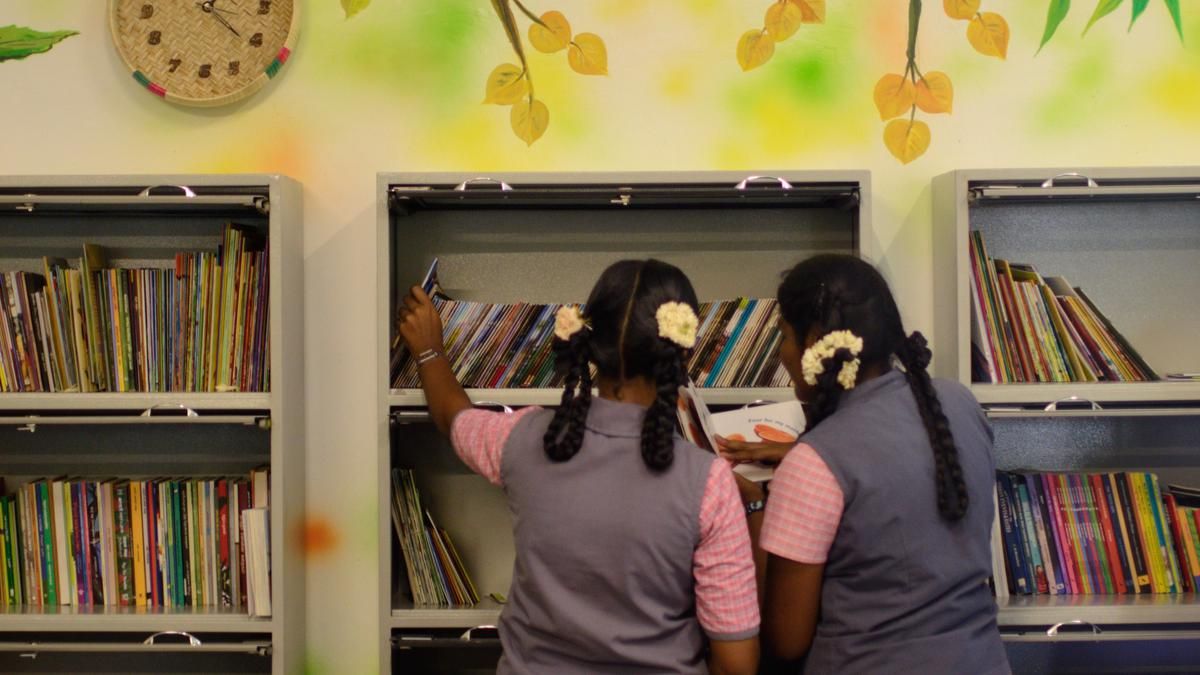 This vibrant Government school library in Tamil Nadu…