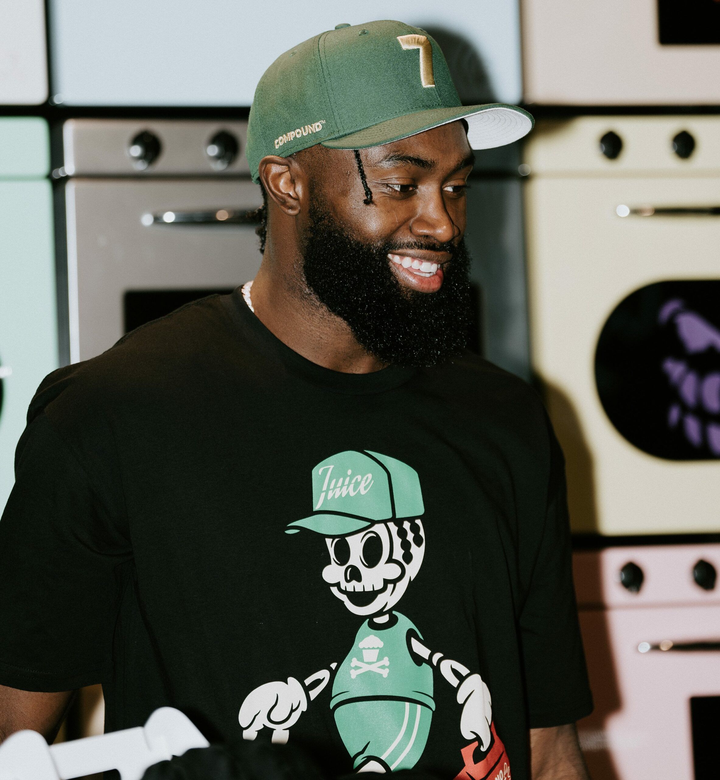 PHOTOS: Jaylen Brown mingles with fans as 7uice Brand…