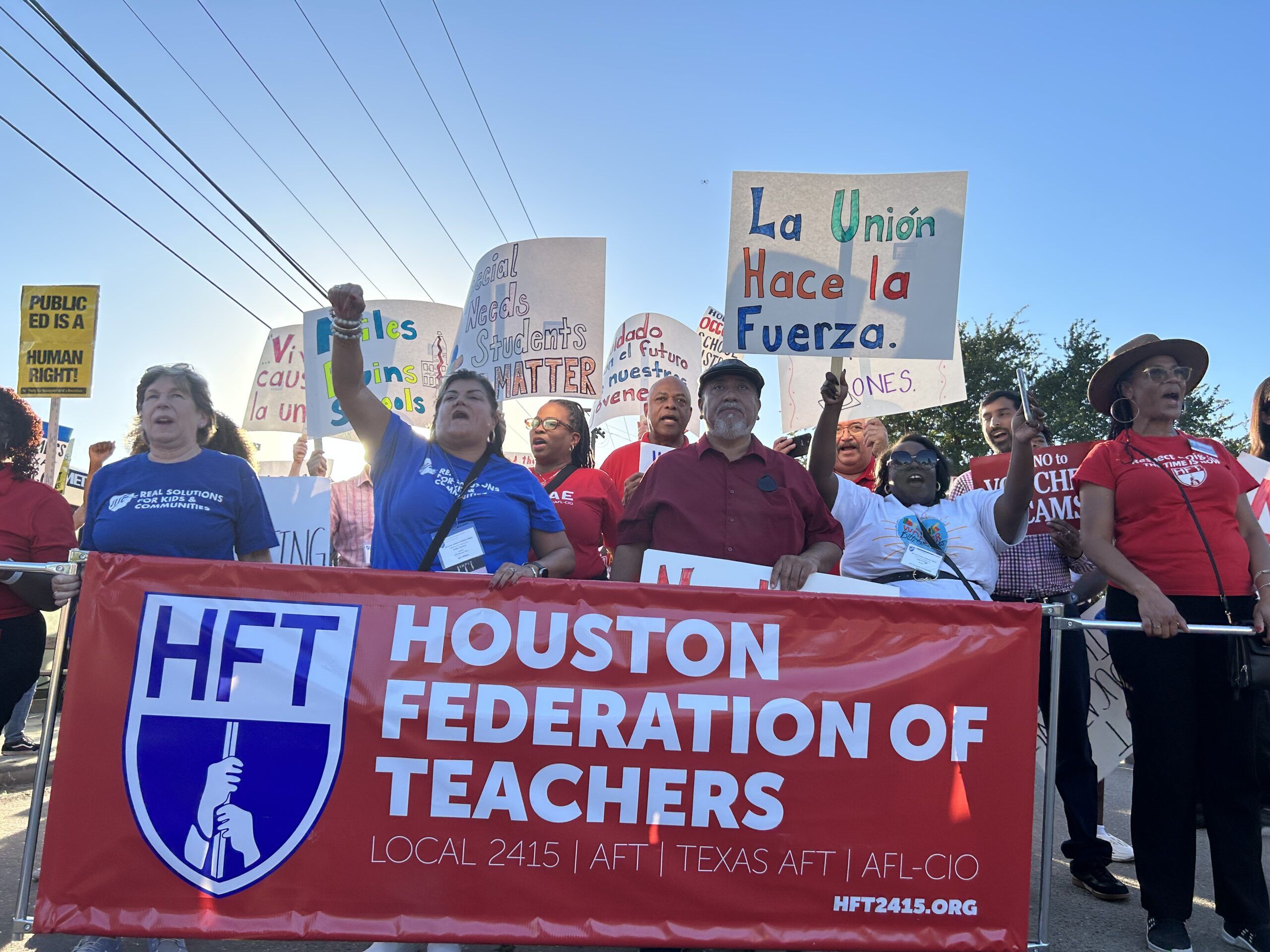 ‘Go Away TEA,’ Say Houston ISD Parents and Teachers