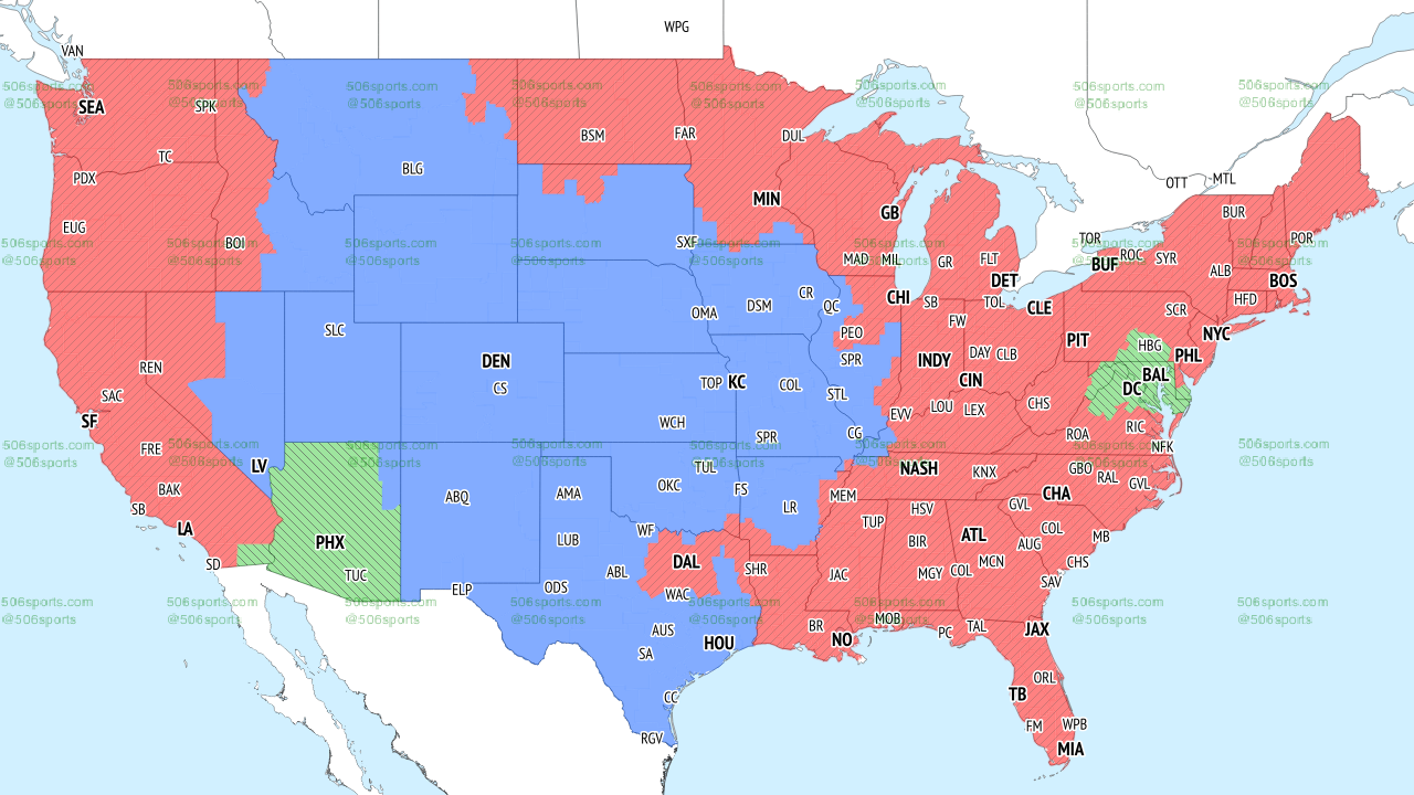Broncos vs. Chiefs broadcast map: Will the game be on…