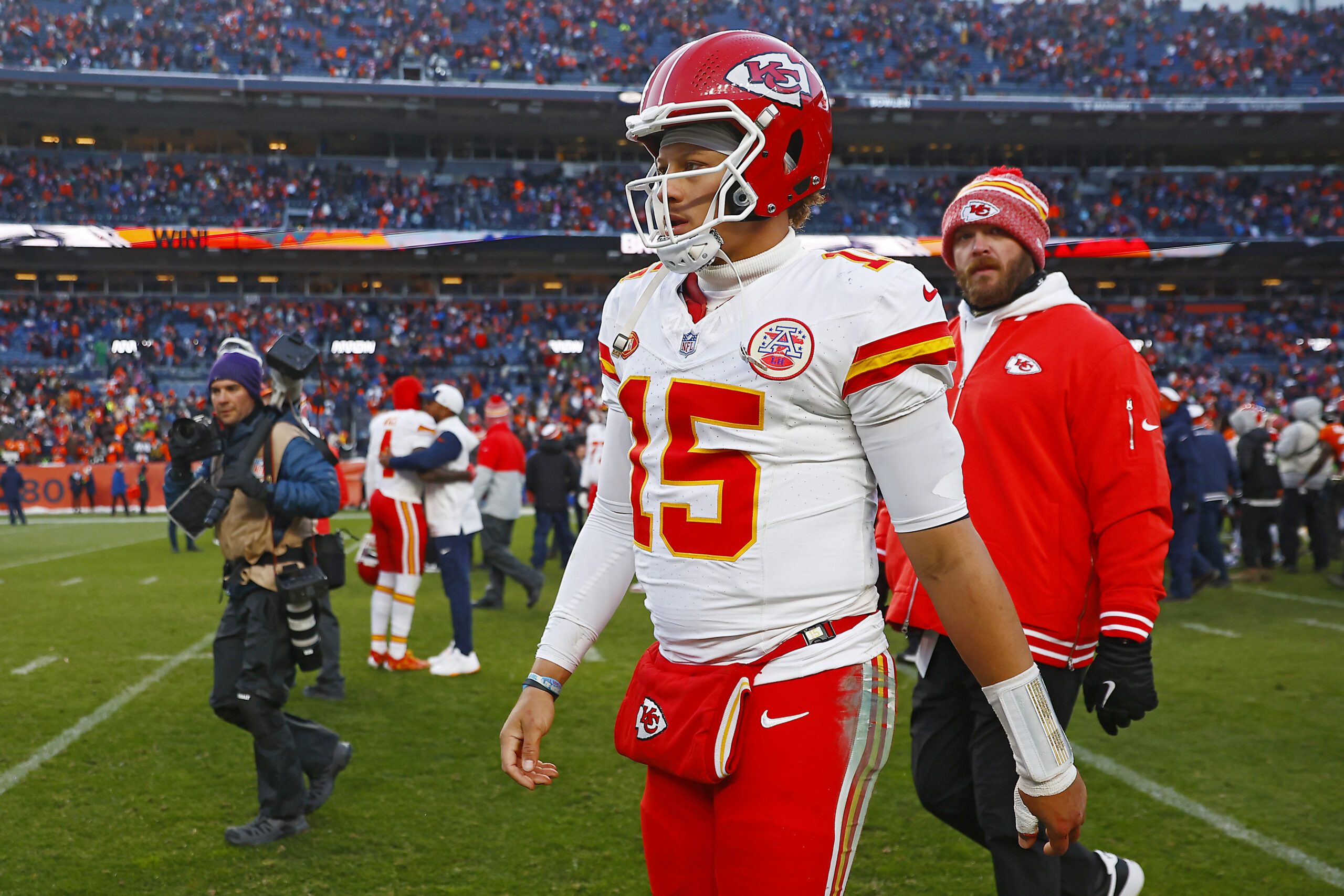 Patrick Mahomes was classy after his first career loss…