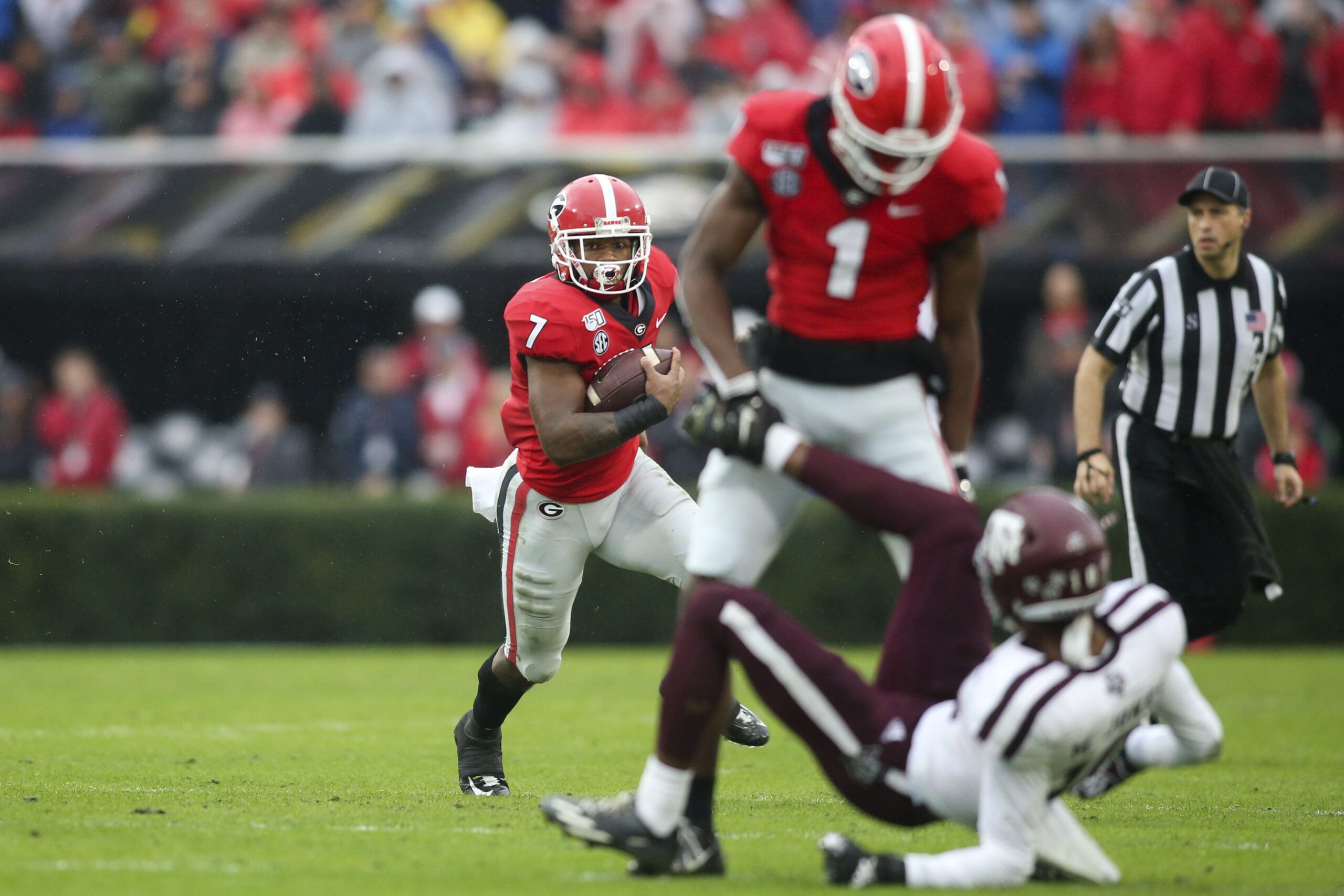 Watch: Former Georgia Bulldogs D’Andre Swift, George…