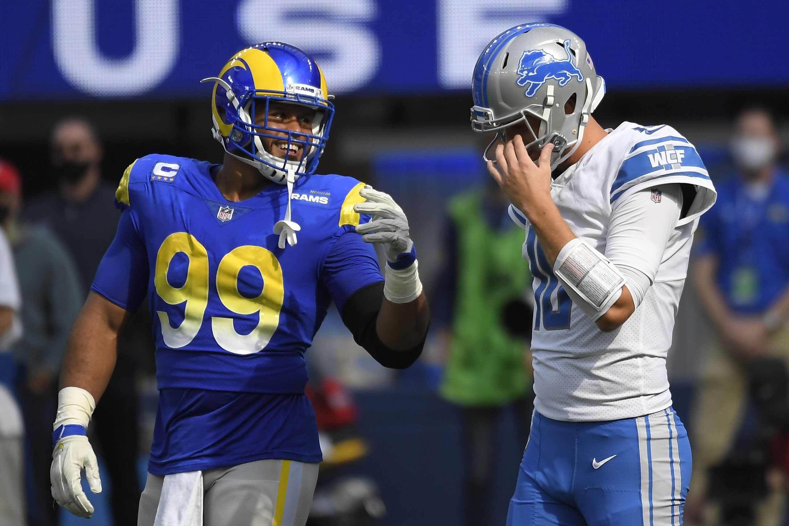 Here’s why Jared Goff compared Amon-Ra St. Brown to…