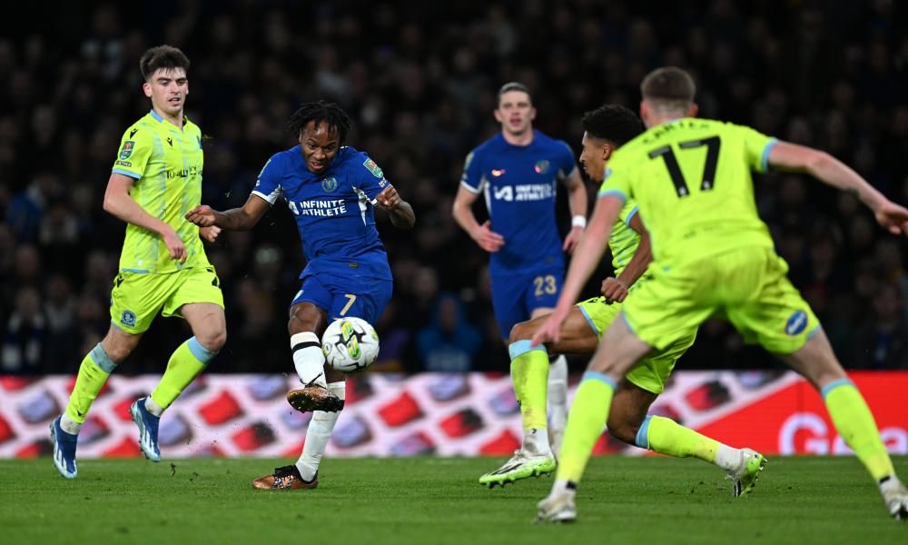 Chelsea secure last-eight spot after Raheem Sterling…