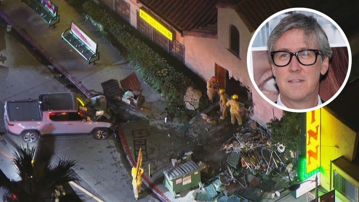 Succession star Alan Ruck ‘crashes truck into…