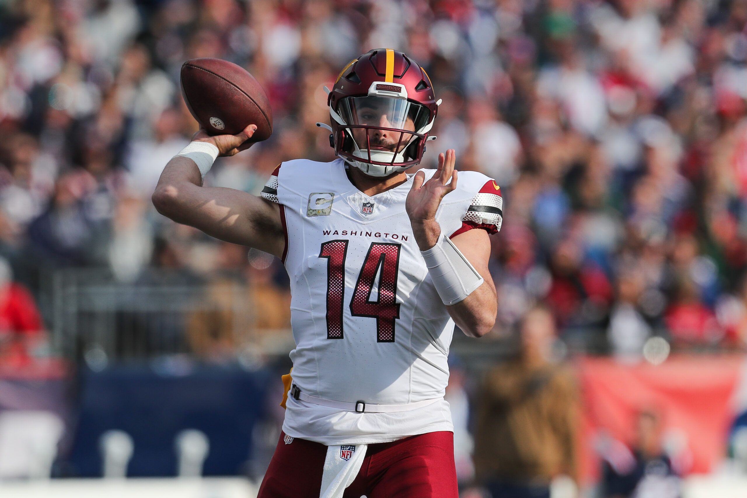 WATCH: Commanders QB Sam Howell getting creative on…