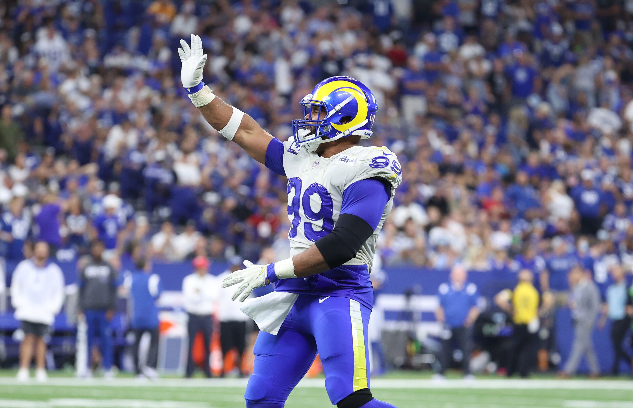 Watch: Aaron Donald just recorded his most impressive…