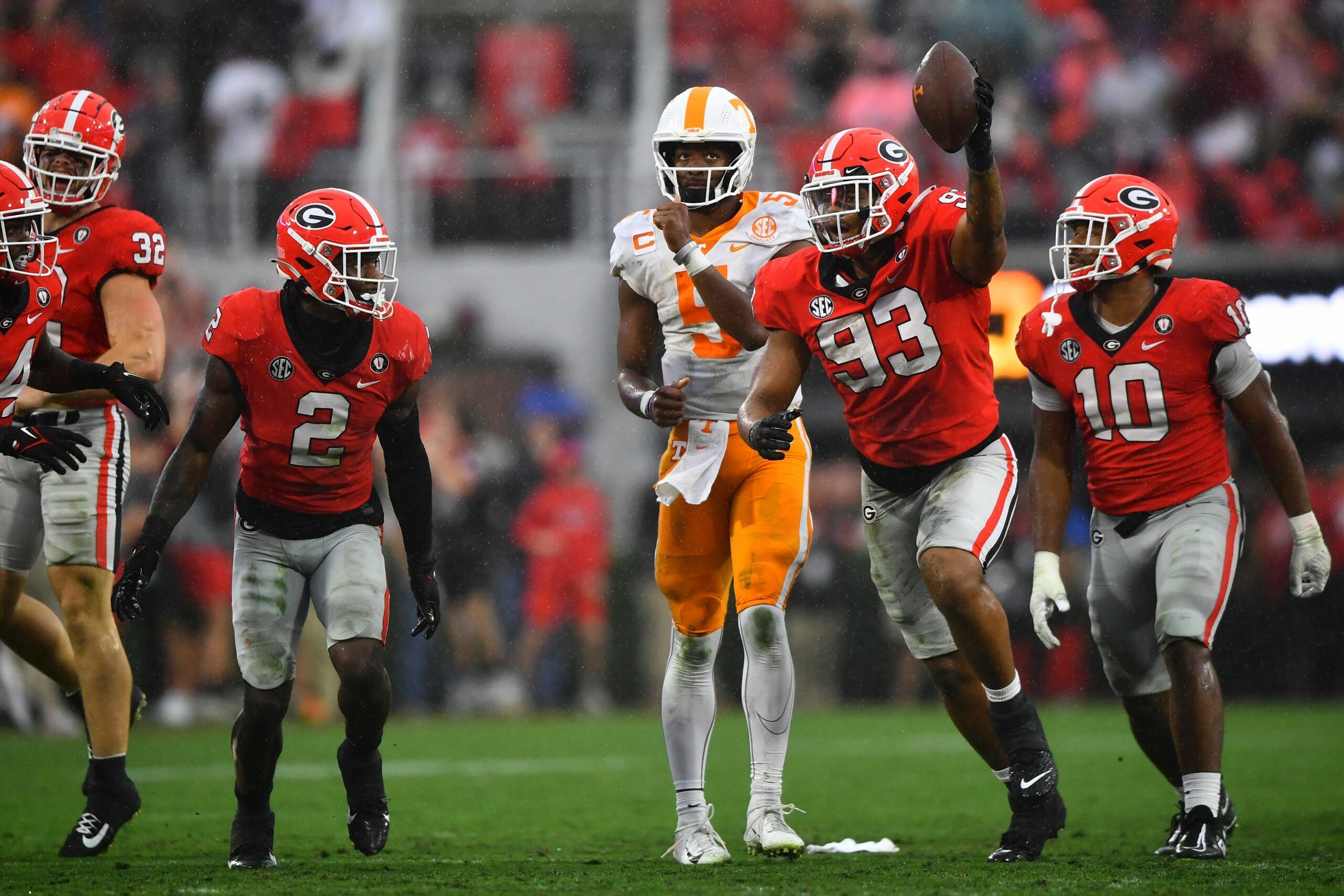 Georgia at Tennessee kickoff time, TV set