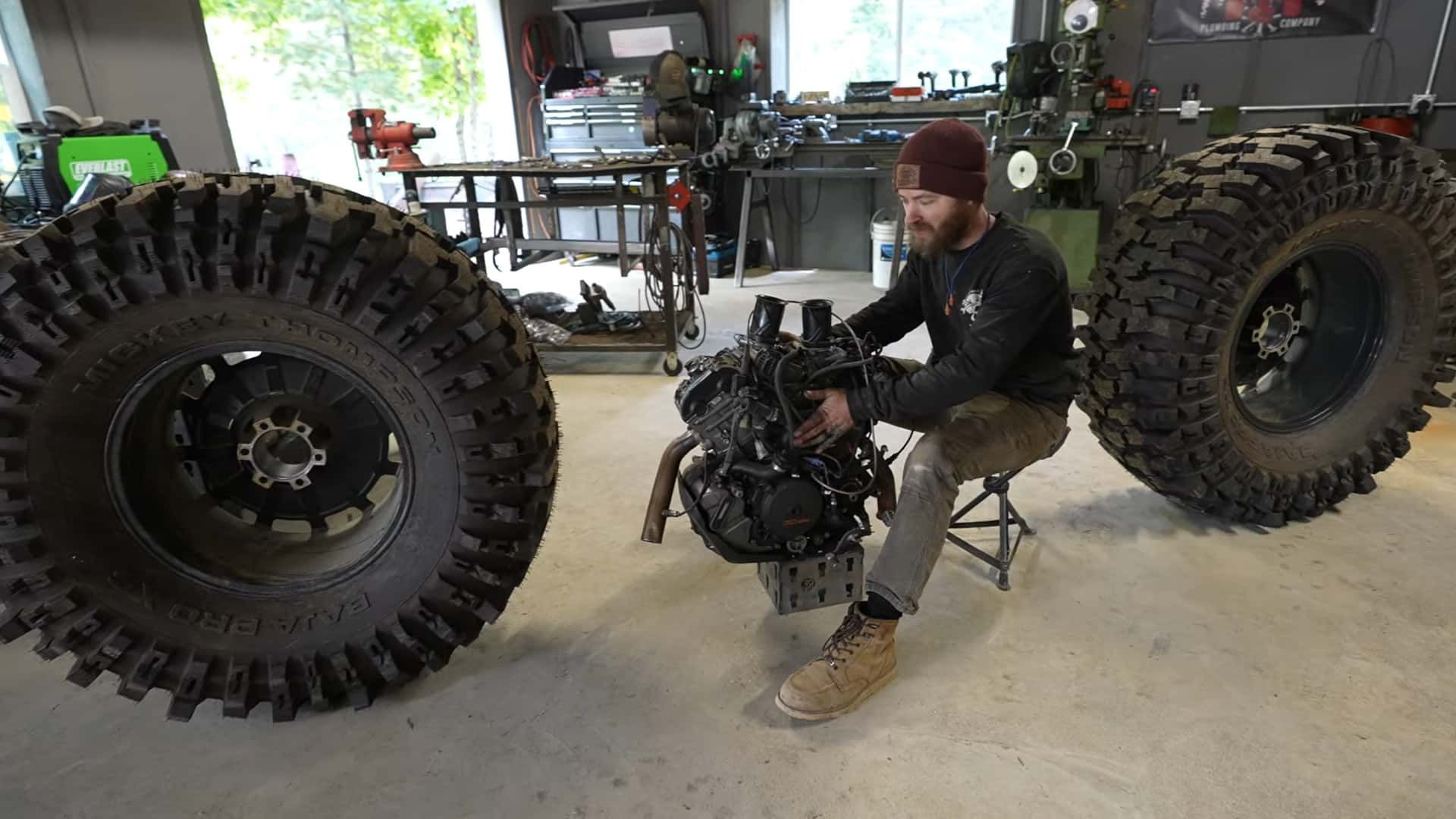 Watch This Monster Truck Chopper Build Get A Custom…